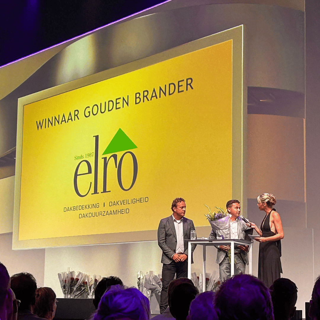 Elro wint Gouden Brander 2025! - Elro Duurzame Daken